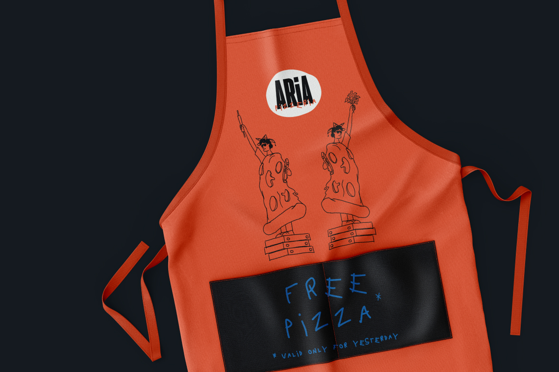 Aria Pizzeria Branding | Creative Clinic - Expert Brand Designers London