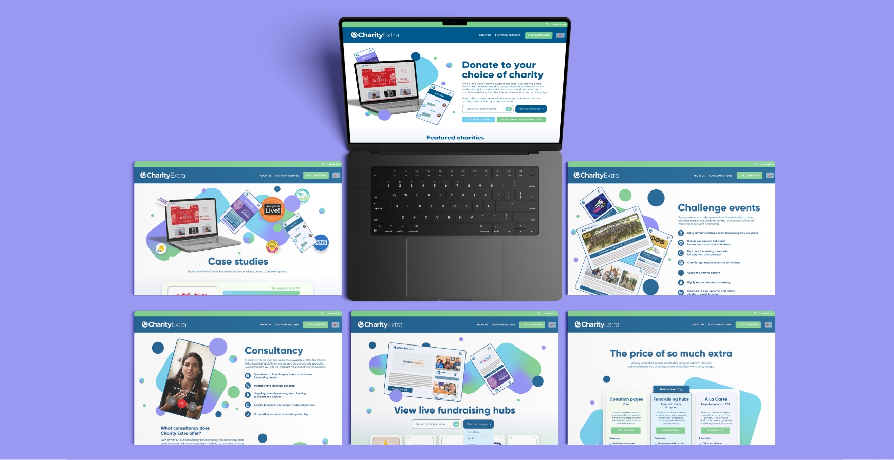 Charity Extra Website | Creative Clinic - Leading Brand & Digital Agency