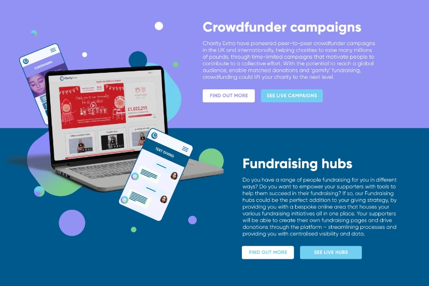 Charity Extra Website | Creative Clinic - Leading Brand & Digital Agency